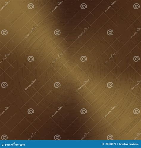 Radial Polished Texture Golden Metal Background Vector Textured