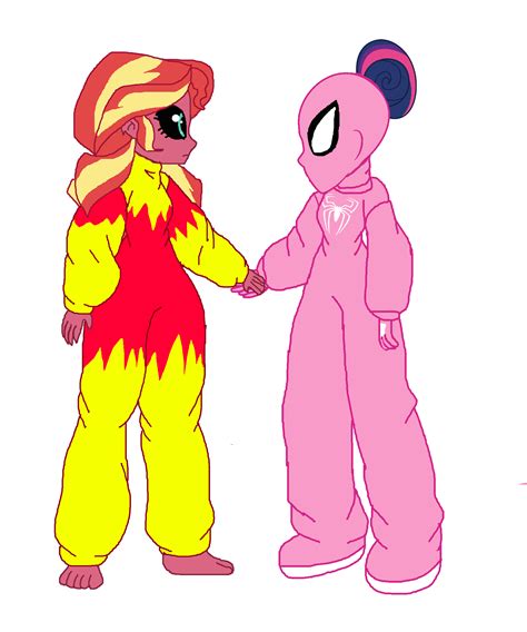 Pink Spider Girl And Teaserflame By Alvaxerox On Deviantart