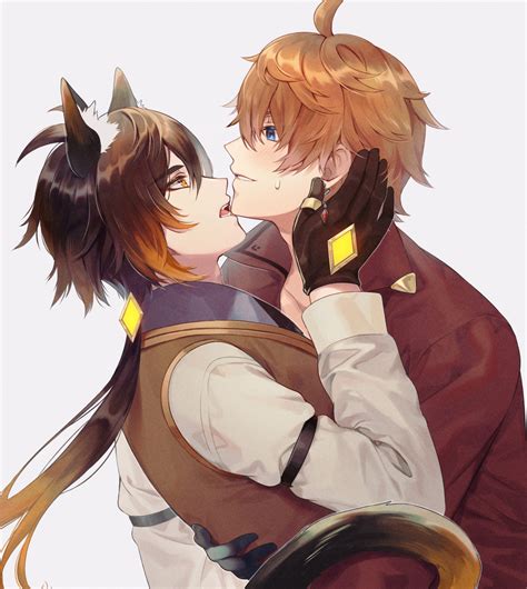 Zhongli And Tartaglia Genshin Impact Drawn By Ritsu Re Pngn