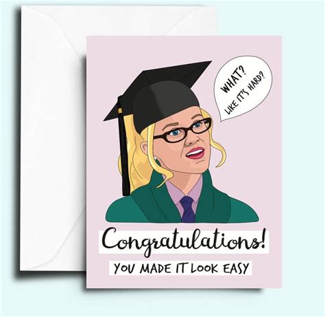 Legally Blond Graduation Card Greeting Card Ugly Alligator Dorm Themes
