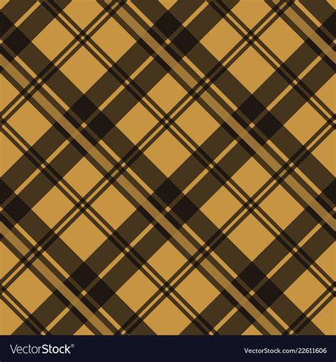 Brown Tartan Plaid Scottish Fabric Texture Check Vector Image