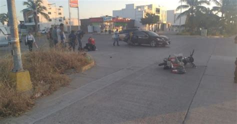 Motociclista Resulta Lesionado Con Fractura Expuesta Al Ser Chocado Por