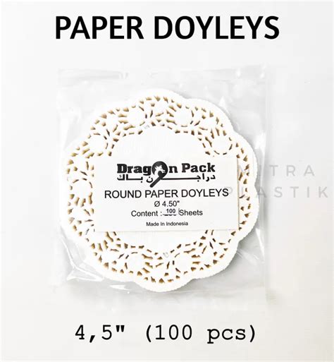 Isi 100 Pcs Paper Doyleys 4 5 Inch Kertas Doilies 11 5 Cm Alas
