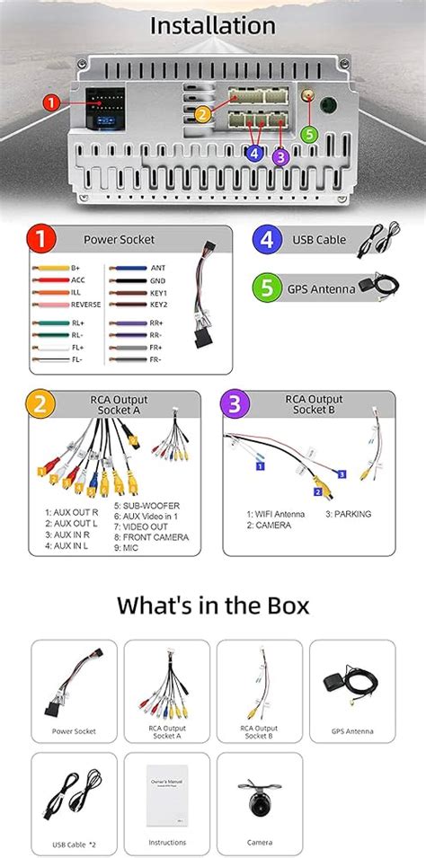 Chinese Android Car Stereo Wiring Diagrams Color Codes Off
