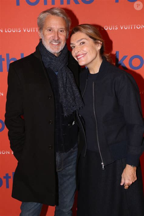 Photo Antoine de Caunes et sa femme Daphné Roulier Vernissage de l