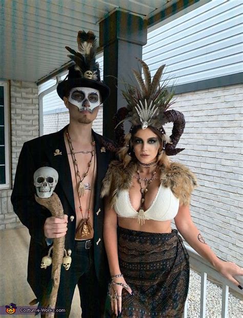 Voodoo Priestess And Her Witch Doctor Costume DIY Costumes Under 35