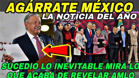 Agárrate México AMLO da la mejor noticia del año a 6 Años del