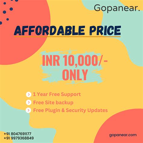 dynamic single page website designing service with 24 7 support rs 10000 project id