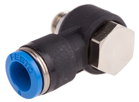 QSLV G1 8 8 Racor neumático Festo QS Adaptador de rosca acodado