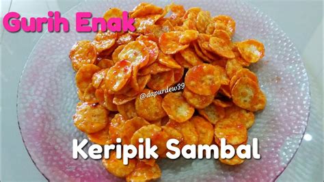 Resep Keripik Singkong Balado Pedas Manis YouTube