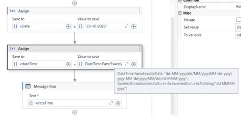 Assign String Was Not Recognized As A Valid DateTime Studio UiPath