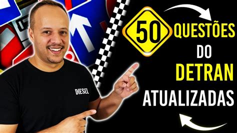 SIMULADO DO DETRAN 2024 REVISÃO DE 50 QUESTÕES DE LEGISLAÇÃO PROVA