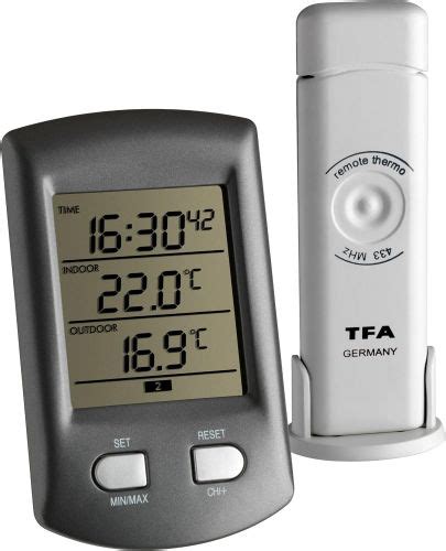 Hagebau Nadlinger Tfa Dostmann Funk Thermometer Ratio