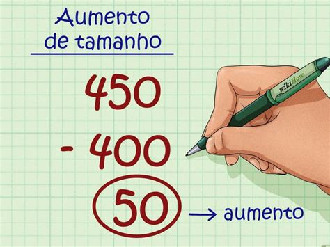 Como Calcular Aumento Percentual Passos Wikihow