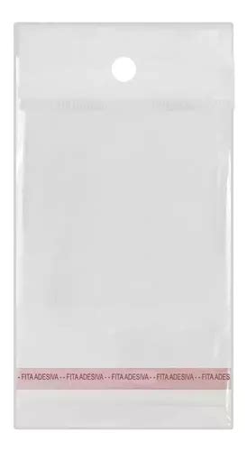 Saco Adesivado Plástico Solapa Furo 22x30 100 Un MercadoLivre