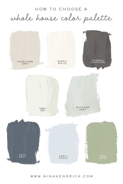Whole House Color Palette For A Modern Coastal Design Home 51 OFF