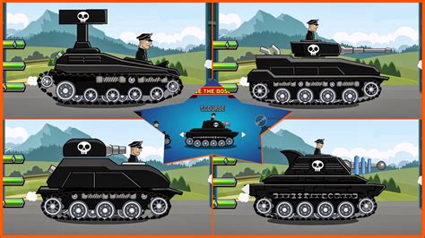 Hills Of Steel All 5 Tanks Boss Unlocked Bosses Tank Battle Xe Tăng