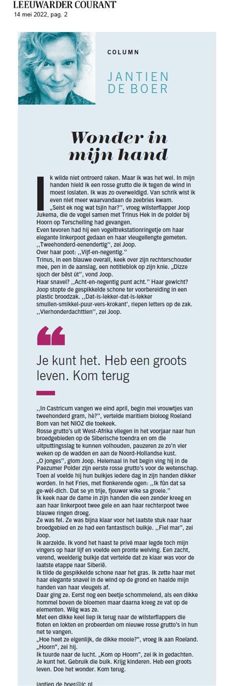 Global Flyway Network On Twitter Wat Nog Wel Lukte Was Dat Joop