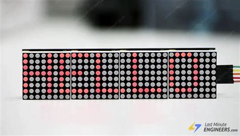 in depth interfacing max7219 led dot matrix display with arduino