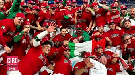 México hace historia en el Clásico Mundial de Béisbol Ciro Gómez