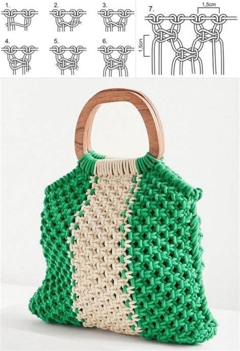 11 Modelos de Bolsa de Macramê Moderna De Frente Para O Mar Macrame