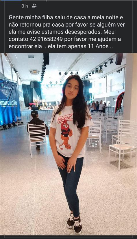 FAMÍLIA PROCURA MENINA DE 11 ANOS COMPARTILHE Agora Guarapuava