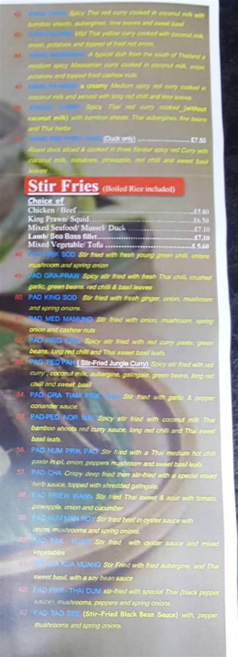 Thai Street Food Chickenliciouse Middlesbrough S Full Menu Online