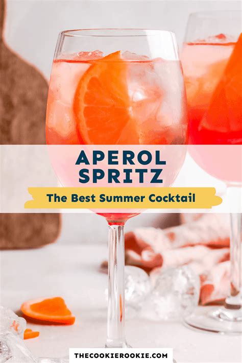 Aperol Spritz Recipe The Cookie Rookie