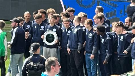 Arminia Bielefeld U17 Deutscher Meister Ehrung Vor Den Fans YouTube