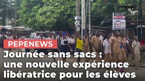Journée sans sacs une nouvelle expérience libératrice pour les élèves
