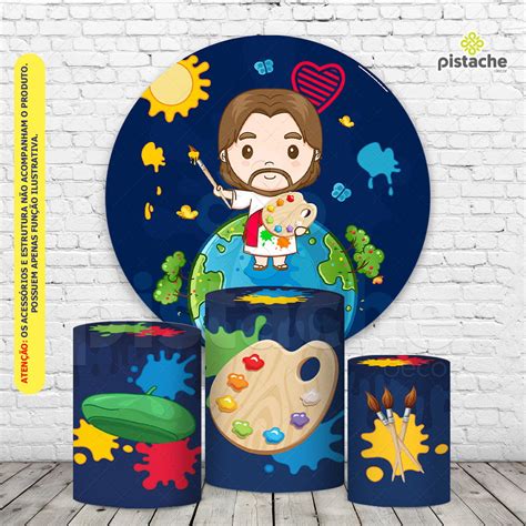 Painel Redondo Capas Cilindro O Maior Pintor Do Mundo Shopee Brasil