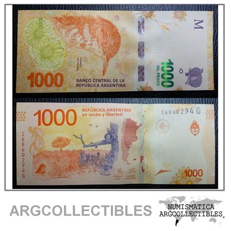 Argentina Billete 1000 Pesos P 366 Unc 2020 Pesce Massa Serie G