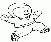 Coloriage Tchoupi Court JeColorie