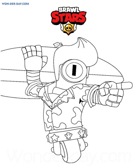 Brawl Stars Para Imprimir Y Colorear
