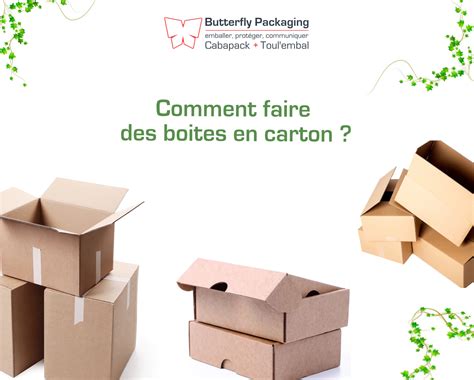 Comment Faire Des Boites En Carton Butterfly Packaging