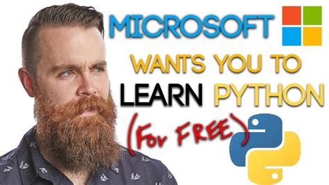 microsoft wants you to learn python for free intro to python youtube