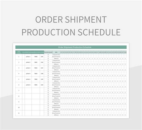 Free Delivery Schedule Templates For Google Sheets And Microsoft Excel