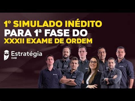 Simulado Inédito XXXII Exame de Ordem Teste seus conhecimentos para a