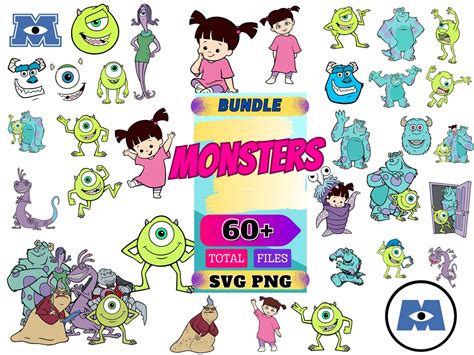 Monster Inc Svg Monster Inc Png Cut File For Cricut Silhouette