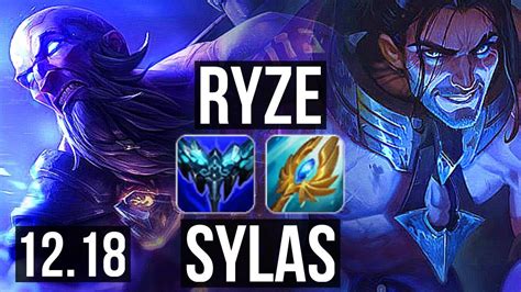 Ryze Vs Sylas Mid M Mastery Games Kr Diamond