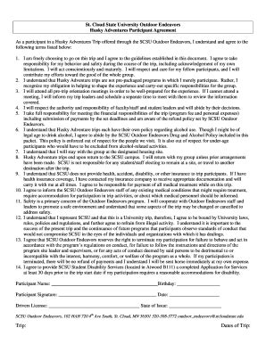 Fillable Online Stcloudstate 2007 St Stcloudstate Fax Email Print