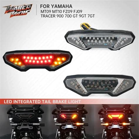 Clignotant Int Gr Pour Yamaha Feux Arri Re MT09 MT10 LED Feu Stop Arri