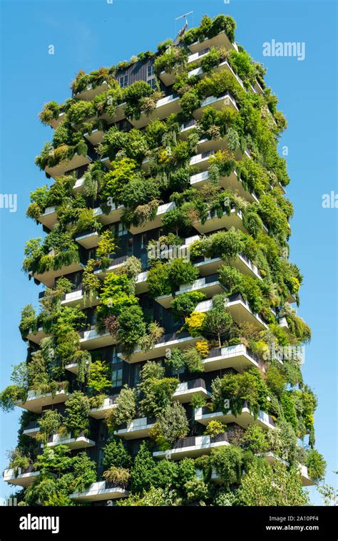 MILAN ITALY MAY 31 2019 Bosco Verticale Or Vertical Forest Are A