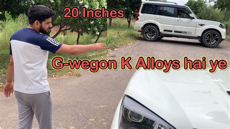 Scorpio Modified Inches Alloys In Scorpio S Mahindra Scorpio