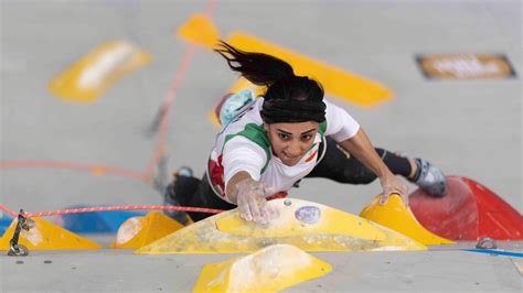 Iranian Climber Elnaz Rekabi Competes Without Hijab Sparking Fear