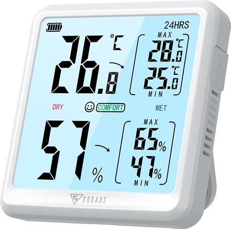 TRAFIKA Thermomètre avec hygromètre spécial pour culture Intérieure