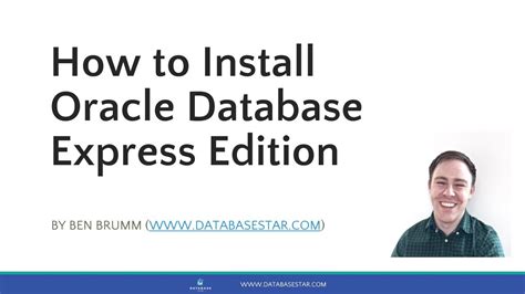 how to install oracle express edition 11g youtube