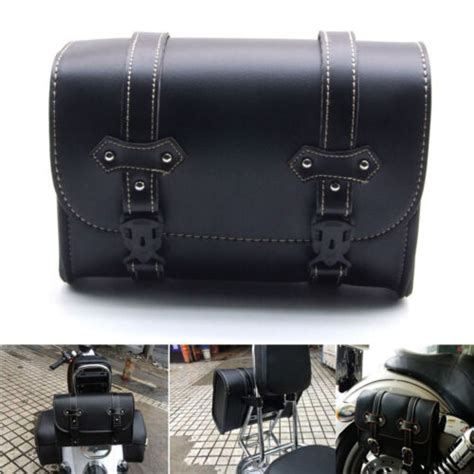 Universal PU Leder Motorrad Satteltaschen Seitentasche Gepäcktaschen