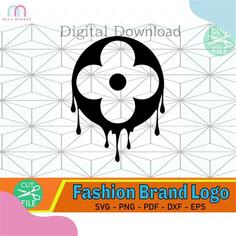 Louis Vuitton Logo Circle Dripping Svg Logo Svg Louis Vuit Inspire