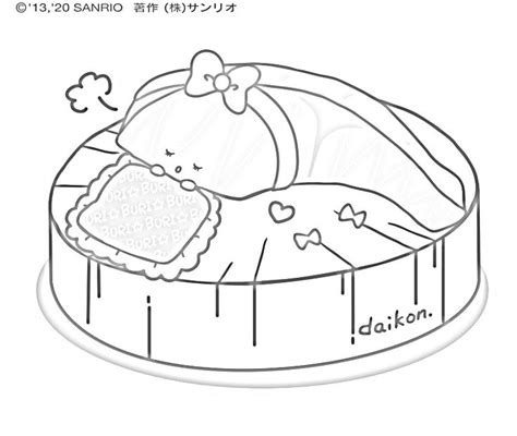 Sanrio Coloring Page Coloring Pages Color Sanrio